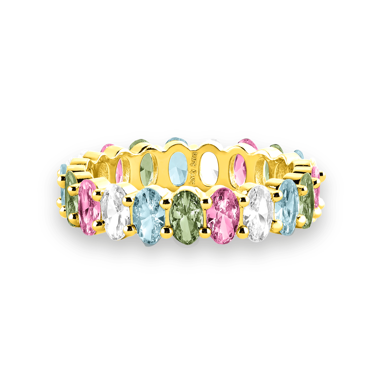 Berlin | Ring mit bunten Steinen | Lovely Aurora